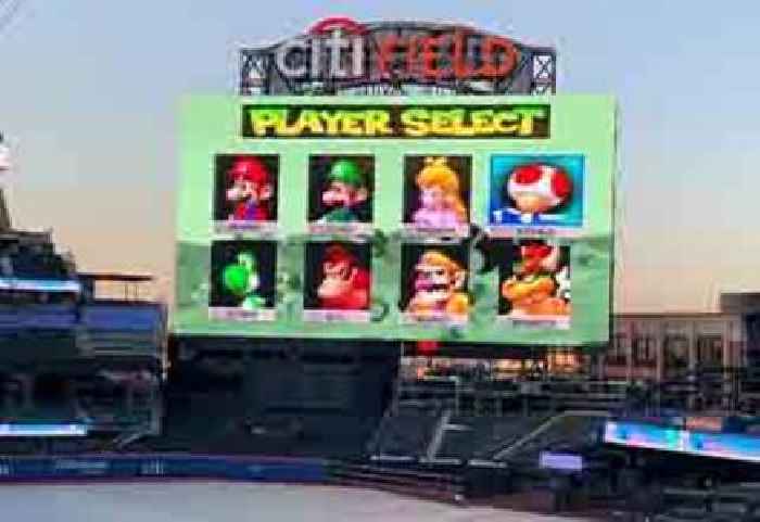 Mets’ Scoreboard Operator Plays Mario Kart On the - One News Page