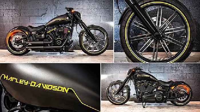 Custom Harley-Davidson Breakout Has Ferrari Cues Where - One News Page