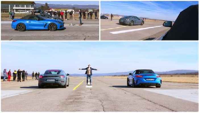 BMW Z4 M40i Drag Races Porsche 718 Cayman S, It’s - One News Page