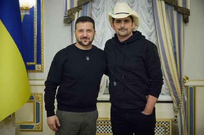 Brad Paisley Visits Ukrainian President Zelensky With - One News Page