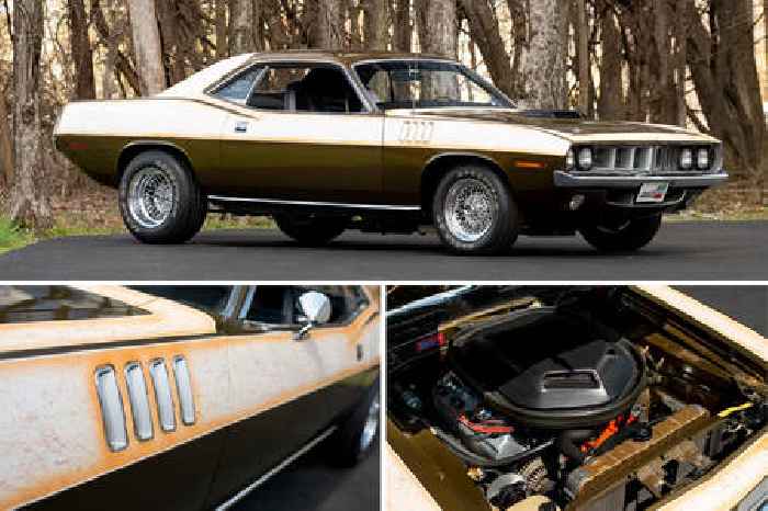 Tawny Gold 1971 Plymouth HEMI 'Cuda Has the Full - One News Page