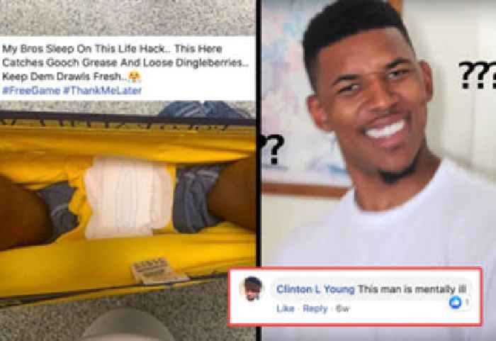 Men Are Using Period Pads To Soak Up Their 'Gooch - One News Page