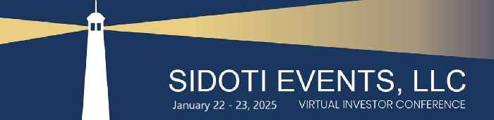 Sidoti Events, LLC's Virtual January Micro-Cap - One News Page