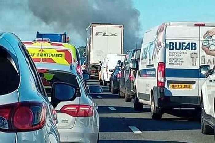 M5 traffic live: Vehicle fire brings motorway to - One News Page