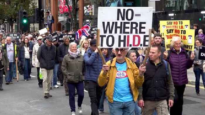 Protesters march through streets against digital ID - One News Page