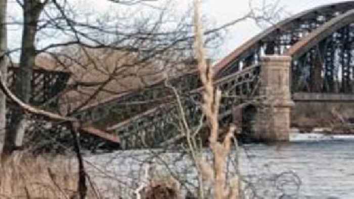 Historic rail bridge collapses into River Spey - One News Page