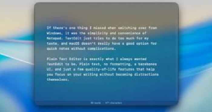 Plain Text Editor Review: The Simple Text Editor macOS - One News Page