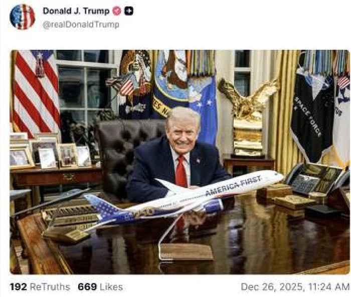 Beaming Trump Really Wants You to See His ‘America - One News Page