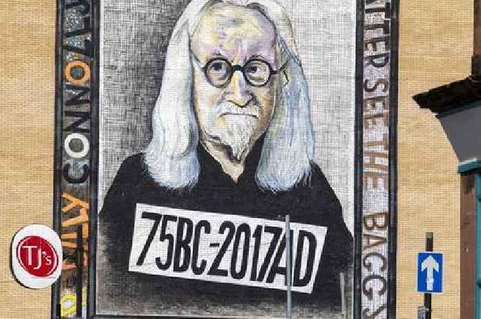 Glasgow's famous Billy Connolly mural hidden by new - One News Page