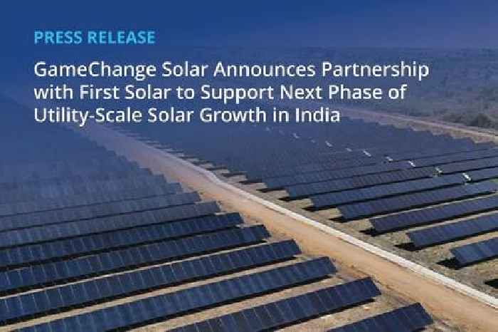 GameChange Solar Announces Partnership with First - One News Page