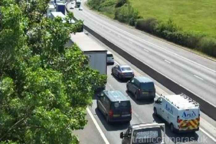 M11 shuts as vehicle fire blocks motorway between - One News Page