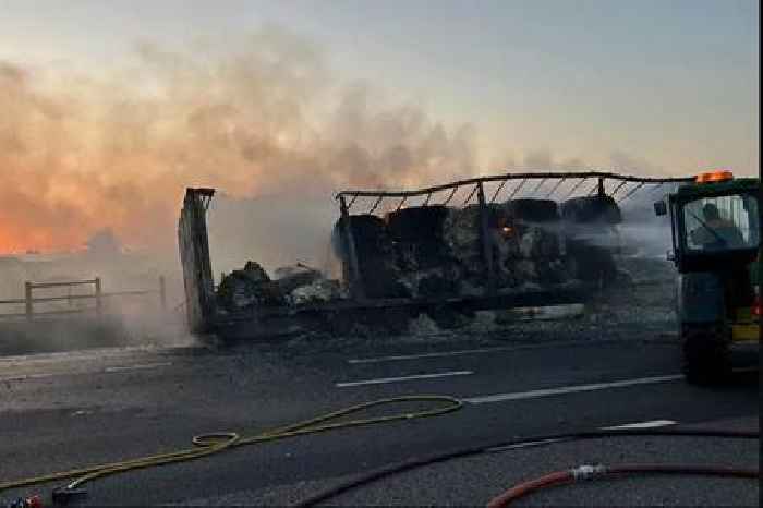 A14 lorry fire live: Two major roads in Cambridgeshire - One News Page