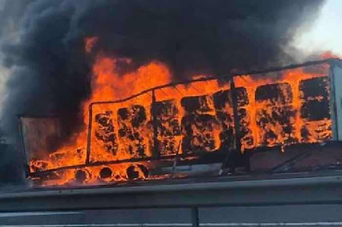 Latest update on major A14 lorry fire as repair work - One News Page