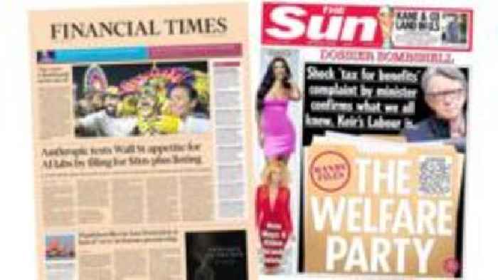 The Papers: 'Mandelson files lay bare frustration' - One News Page