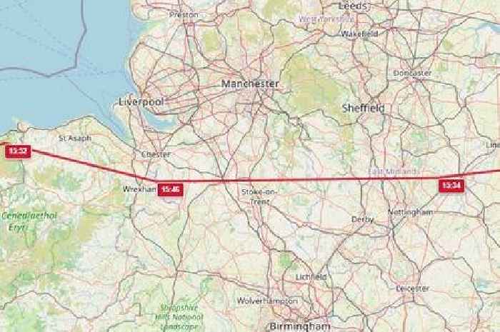Red Arrows flying over North Staffordshire today - One News Page