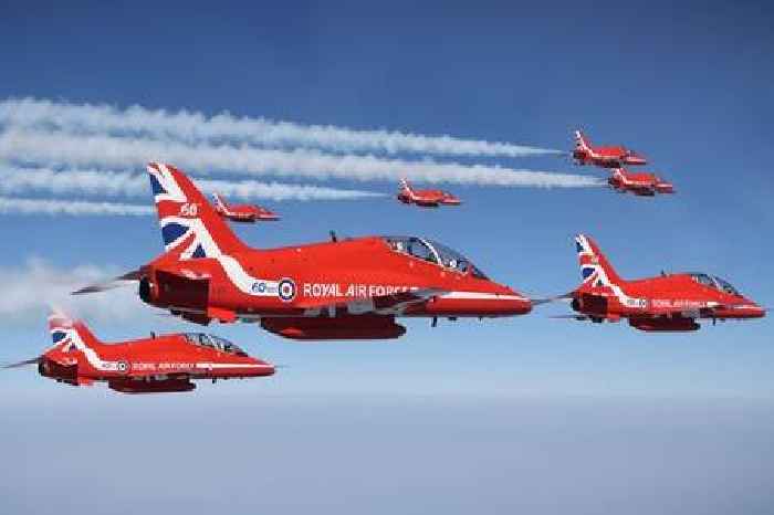 Exact time Red Arrows set to fly over Leicestershire - One News Page