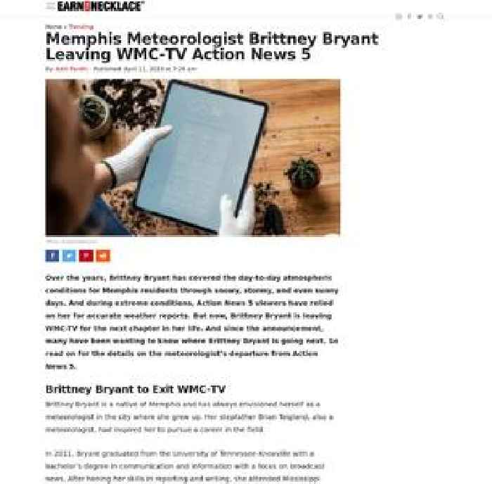 Brittney Bryant Leaving WMC-TV: Where Is the Memphis - One News Page