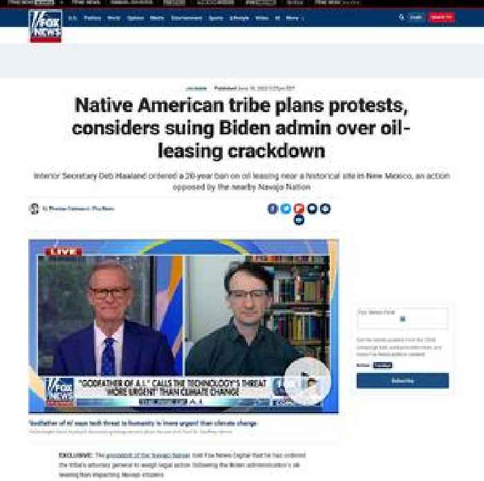 Native American tribe plans protests, considers suing - One News Page