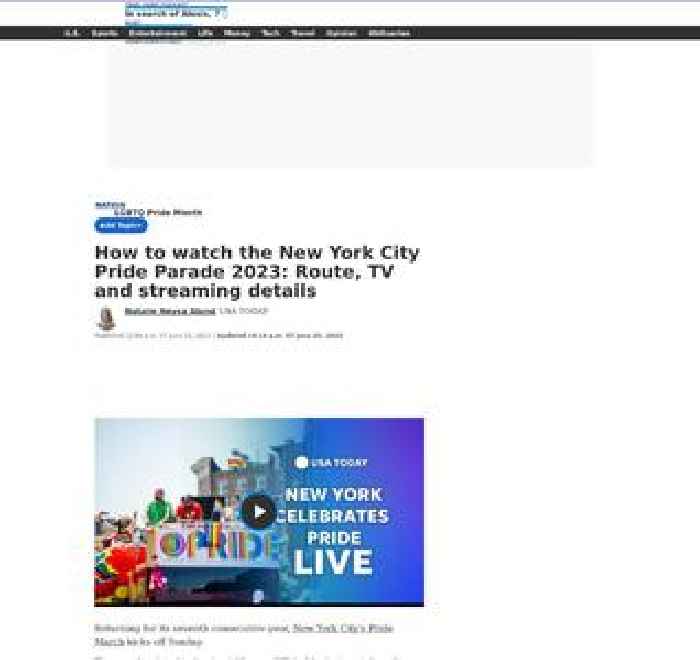 How to watch the New York City Pride Parade 2023: - One News Page