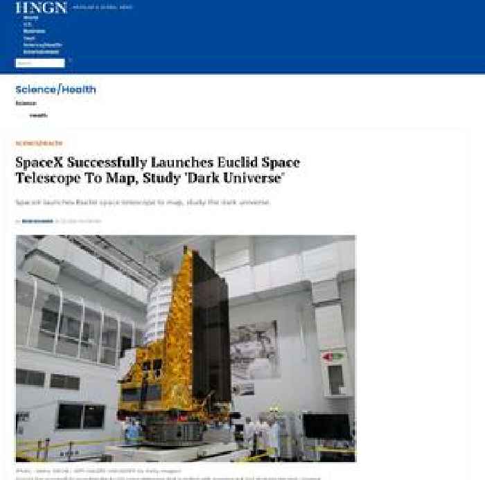 SpaceX Successfully Launches Euclid Space Telescope To - One News Page
